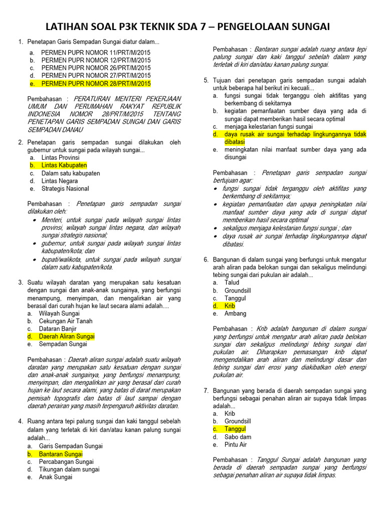 Penetapan Garis Sempadan Sungai | PDF