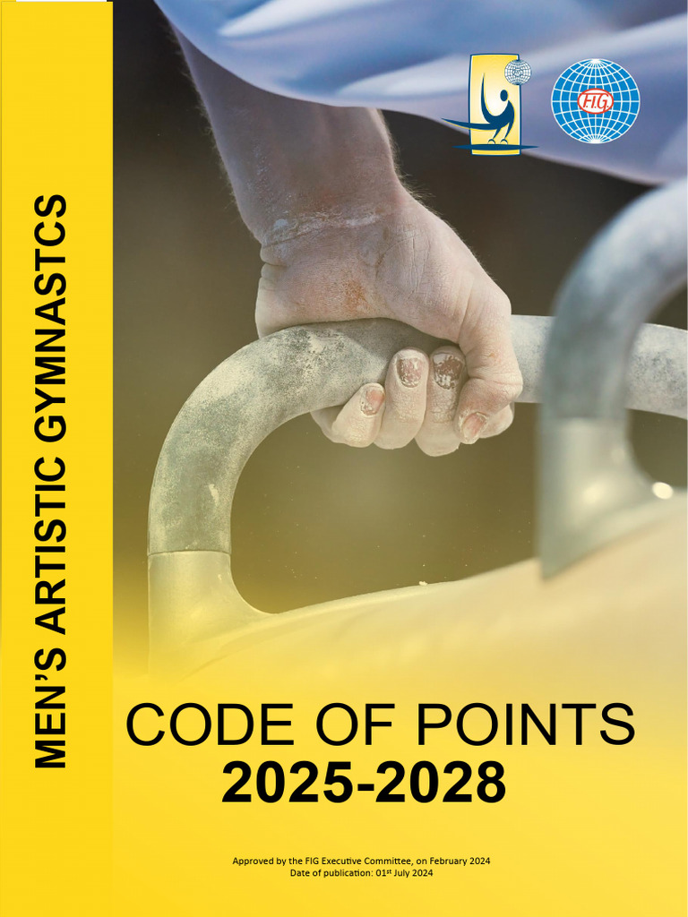 MAG CoP 2025-2028 gymnastics manual | PDF | Gymnastics | Physical Exercise