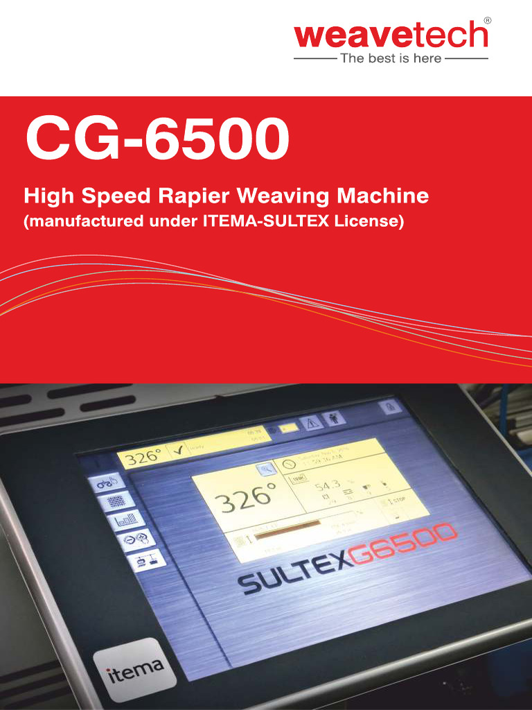CTM-SULTEX Rapier Loom Catalogue | PDF