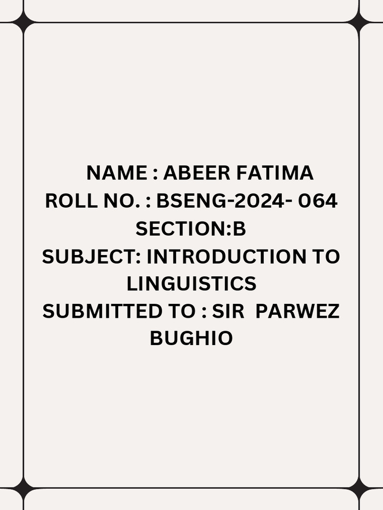 Assignment Of Multilingualism Pdf Multilingualism Linguistics