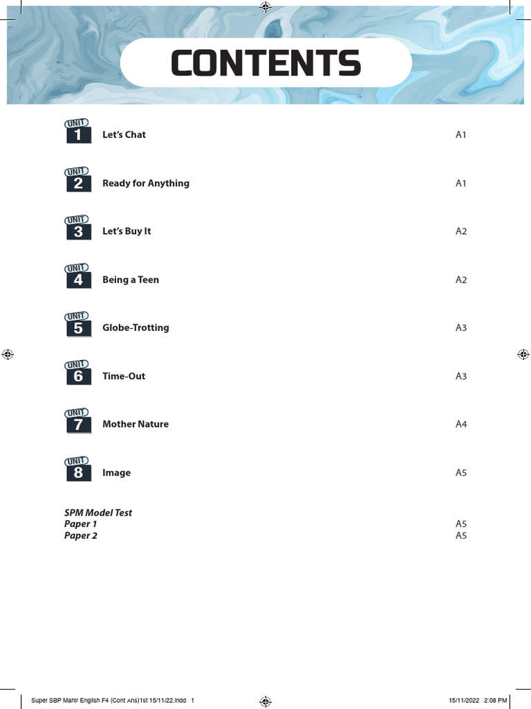 Superb English F4 Answers | PDF | Spider Man