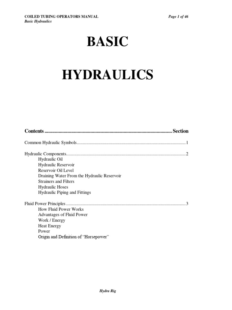 Hydraulics | Download Free PDF | Pump | Valve