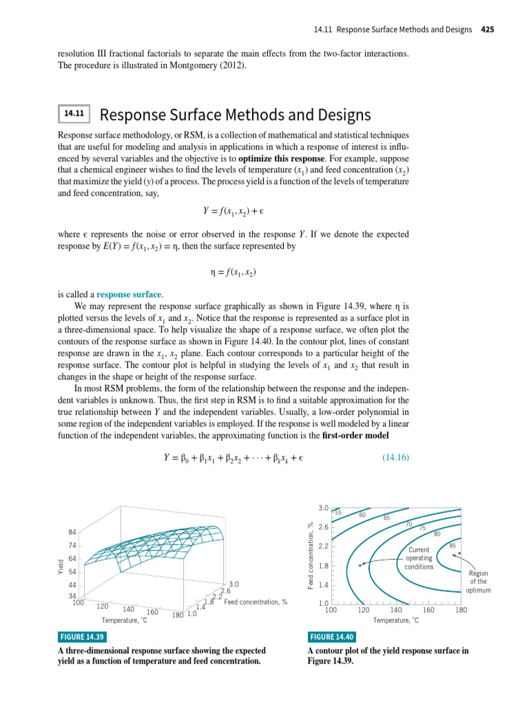 Respon Surface | PDF | Contour Line | Applied Mathematics