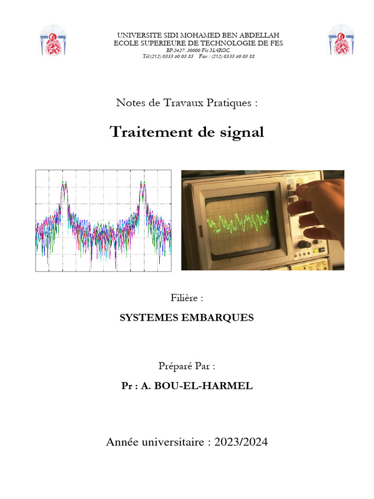 TP 2023 | PDF | Échantillonnage (signal) | Algorithmes