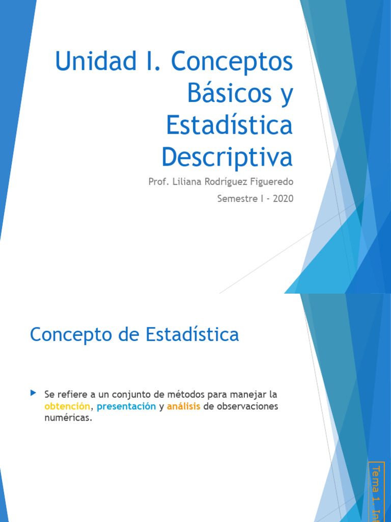 Conceptos Basicos de Estadistica Descriptiva | Descargar gratis PDF | Estadísticas | Muestreo ...