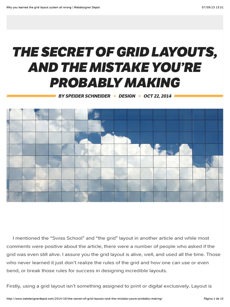 Why You Learned The Grid Layout System All Wrong - Webdesigner Depot ... Why You Learned The Grid Layout System All Wrong - Webdesigner Depot ...