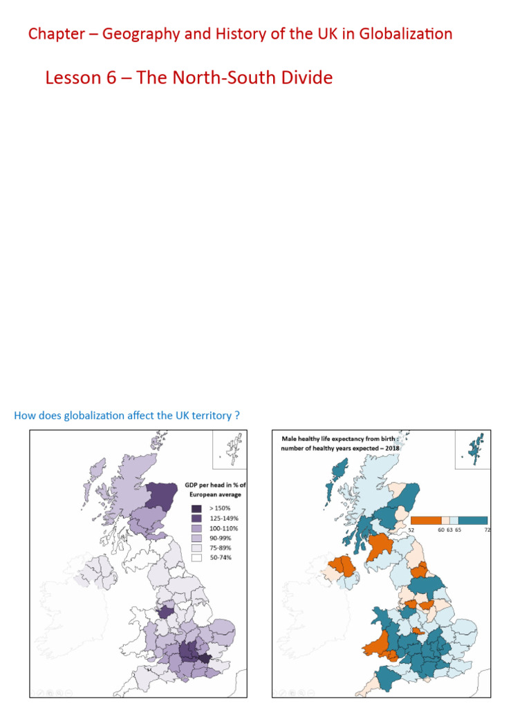 Understanding the North-South Divide in the UK | PDF | Redistribution ...