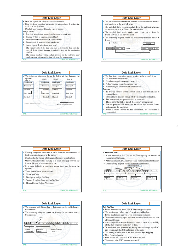 UNIT-II | PDF | Error Detection And Correction | Transmission Control Protocol