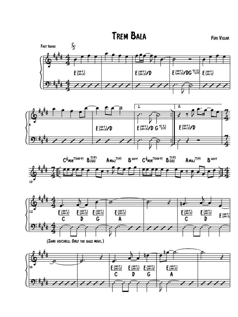 Trem Bala Bb | PDF
