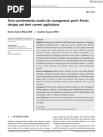 Pontic Designs in Prosthodontics | PDF | Dental Implant | Periodontology