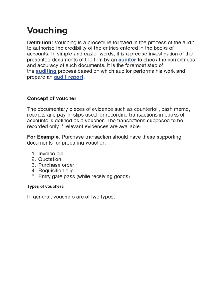 Vouching and Verification | PDF | Audit | Balance Sheet