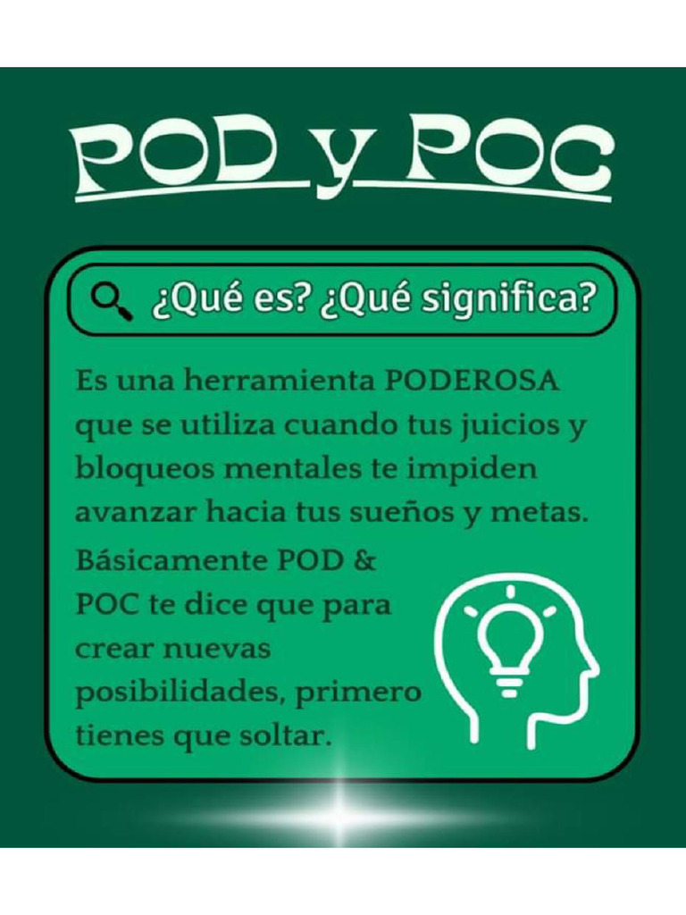 Pod y Poc | PDF