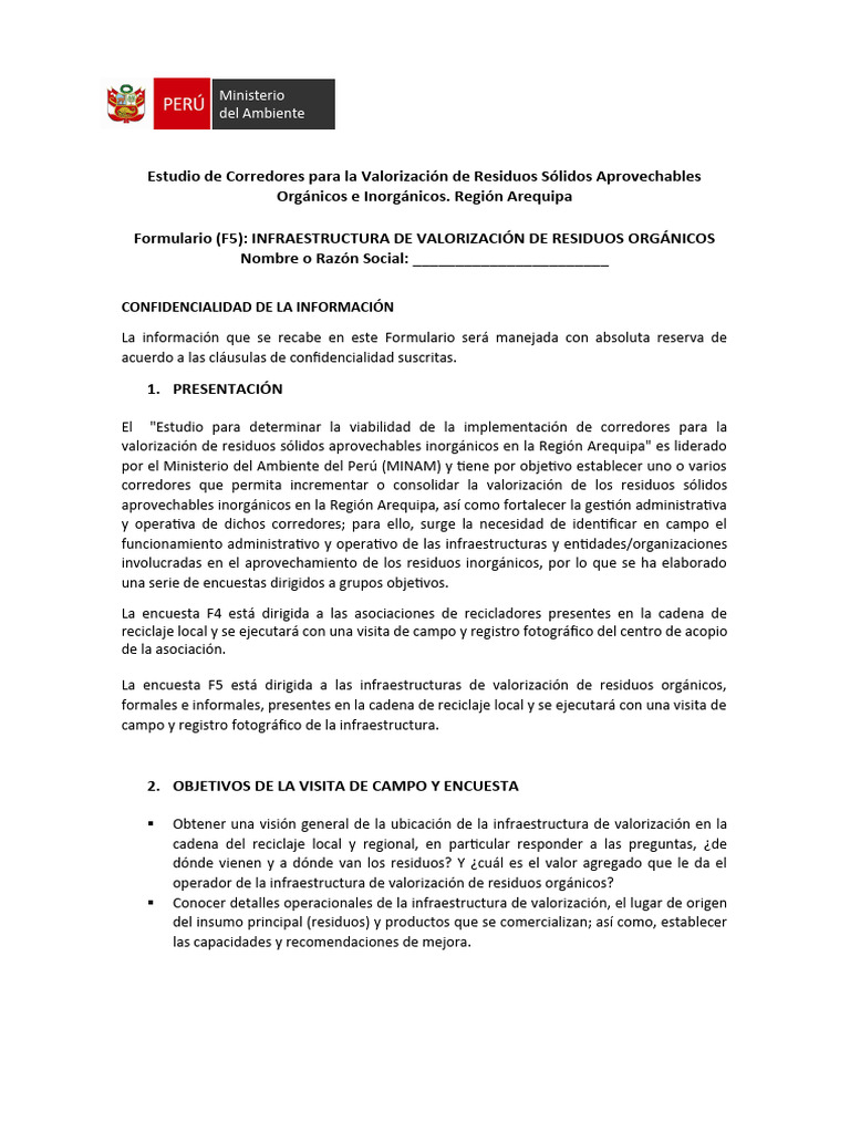 F5 Encuesta Infraestructura Valorización Orgánicos - vfB2 | PDF ... F5 Encuesta Infraestructura Valorización Orgánicos - vfB2 | PDF ...