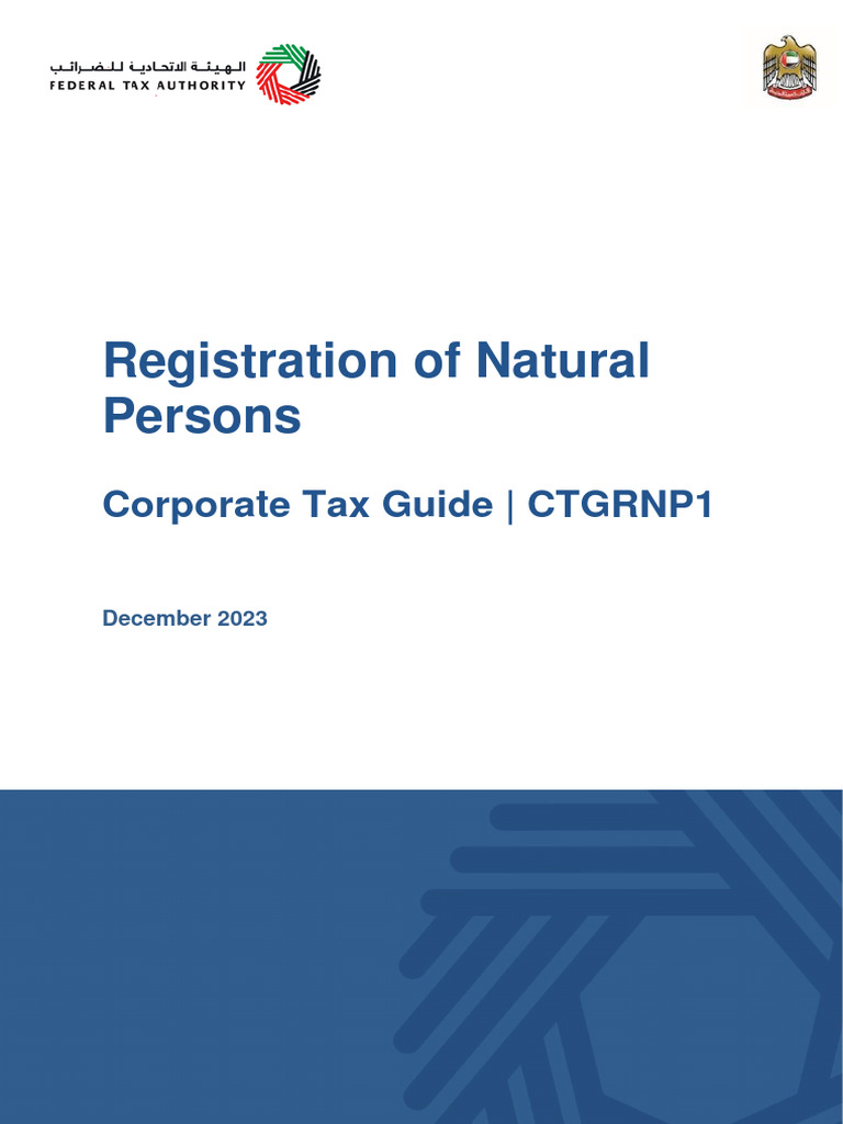 CT Guide - Registration of Natural Persons - CTGRNP1 | PDF | Taxation ...