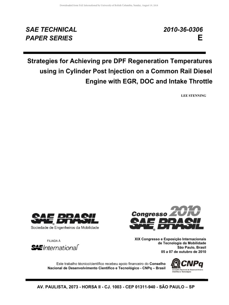 DPF regen combustion setting | PDF | Throttle | Diesel Engine