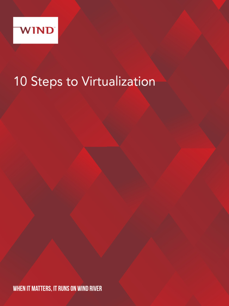 10 Steps To Virtualisation | PDF | Virtual Machine | Operating System
