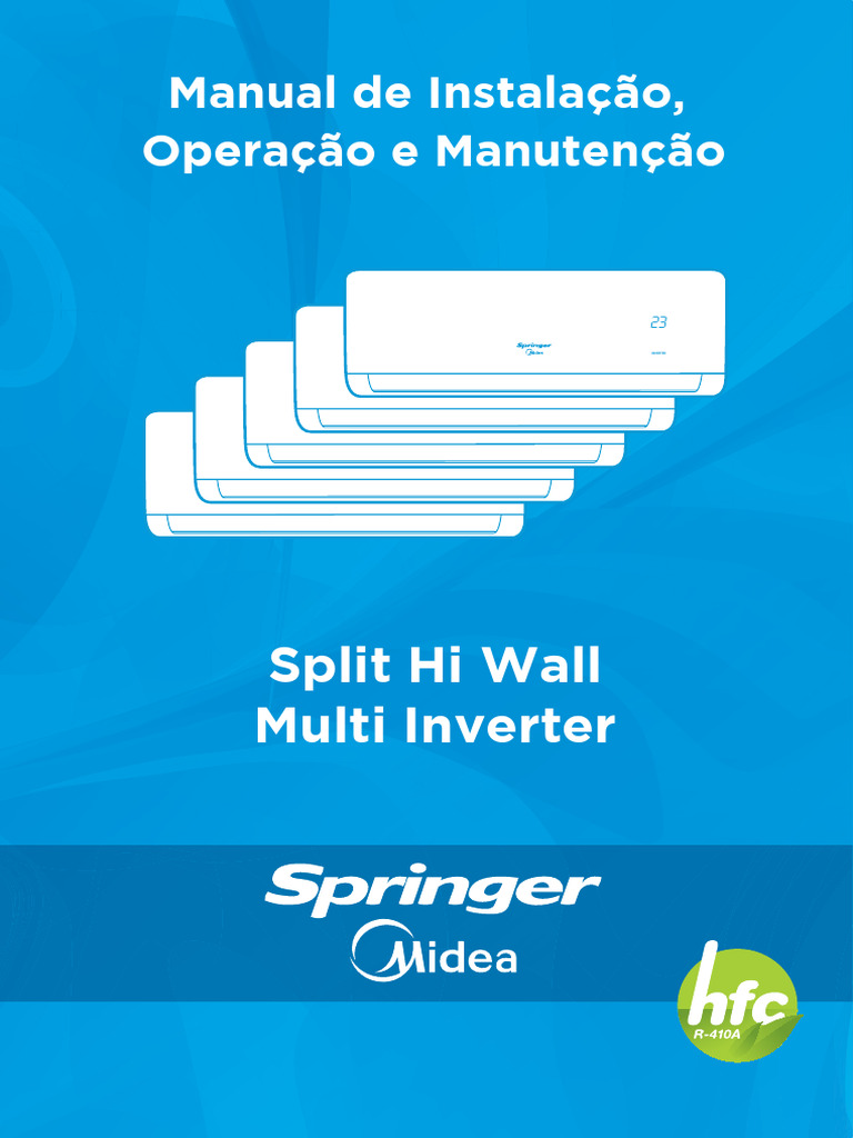 Manual de Instalacao Novo Multi Split HW AG Midea | PDF | Embalagem e ...