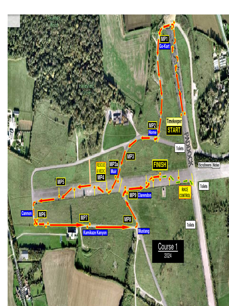HCAAC Debden Sprint Course 1 2024 | PDF