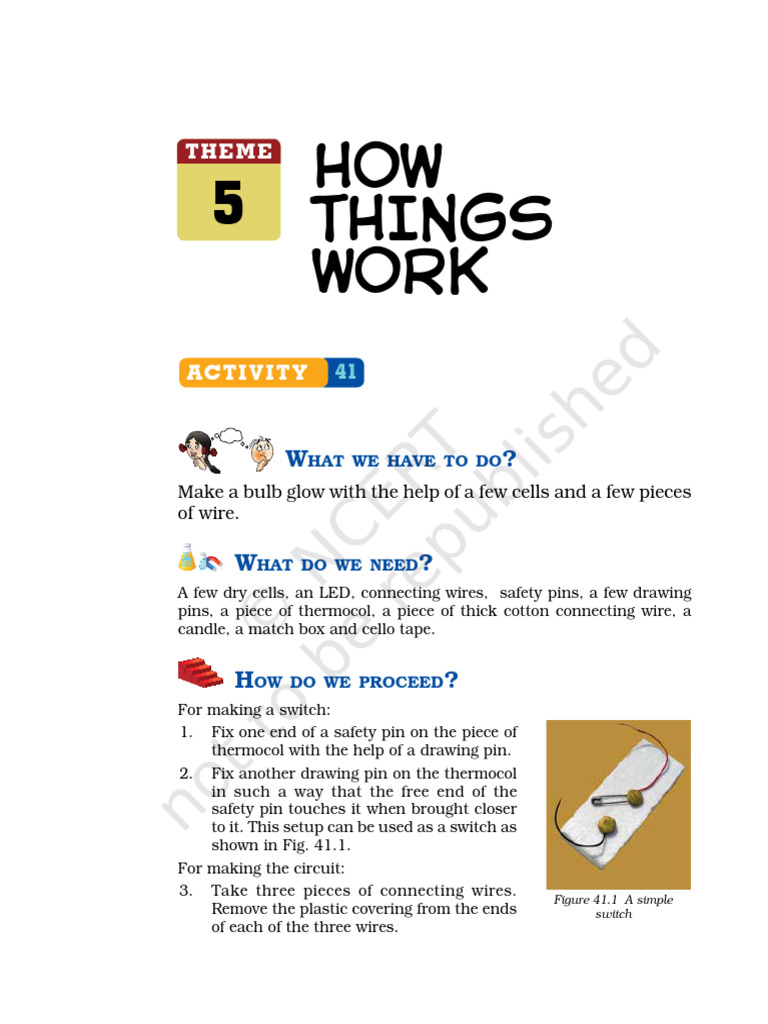 Lab Manual 6-8 How Things Work | PDF | Magnet | Electric Current