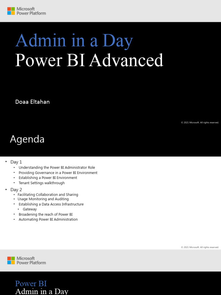 Power BI Admin Essentials | PDF | Microsoft Excel | Mobile App