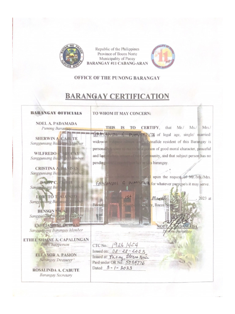 Republic of The Philippines | PDF