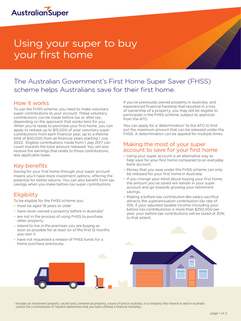 First Home Super Saver Scheme Fact Sheet | PDF | Taxes | Money