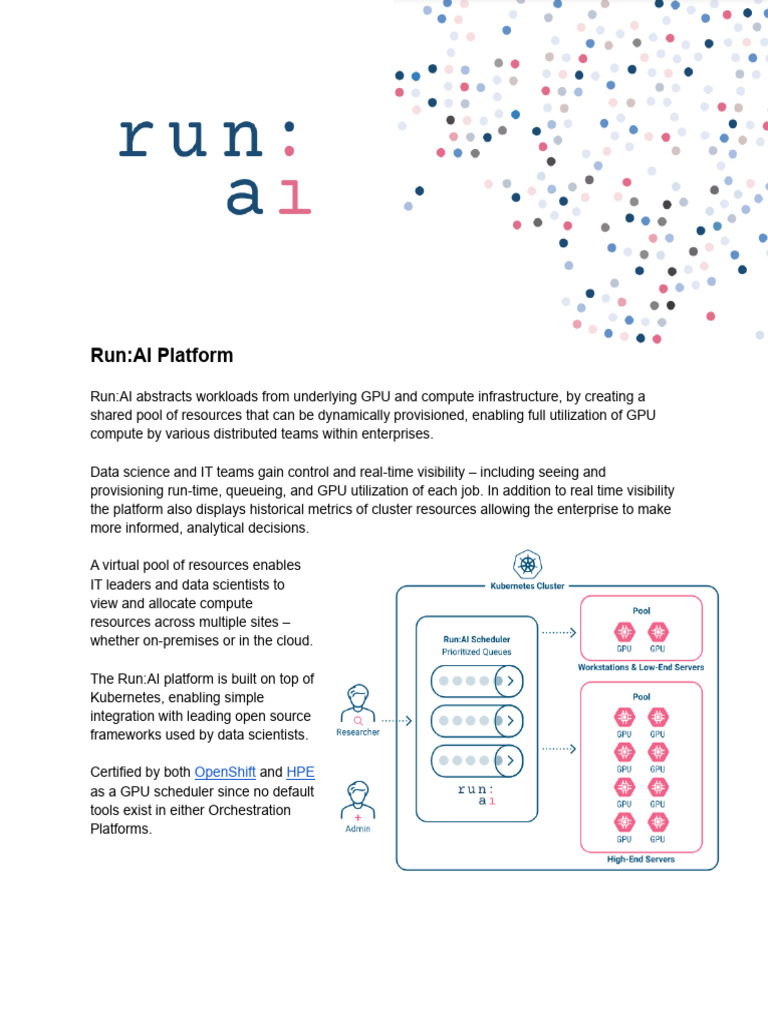 Runai Platform Vs Kubernetes Pdf Scheduling Computing Graphics Processing Unit 8056