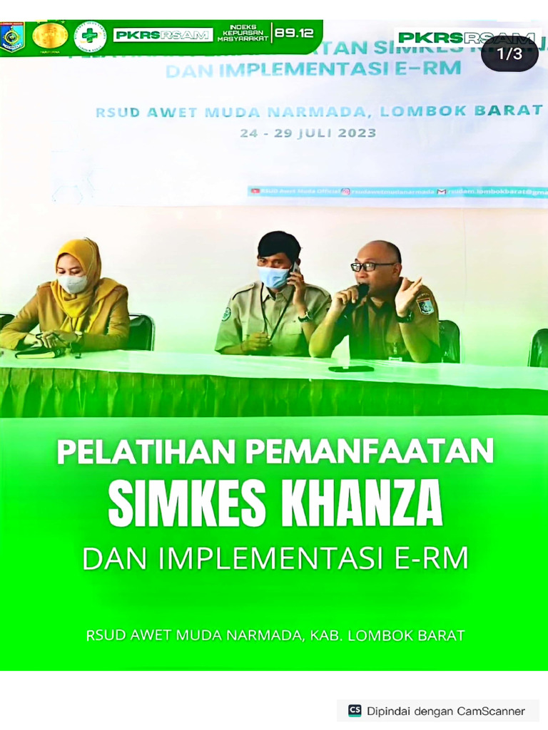 Pelatihan SIMKES Khanza | PDF