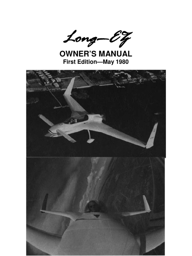 Long-EZ POH | PDF | Landing Gear | Takeoff