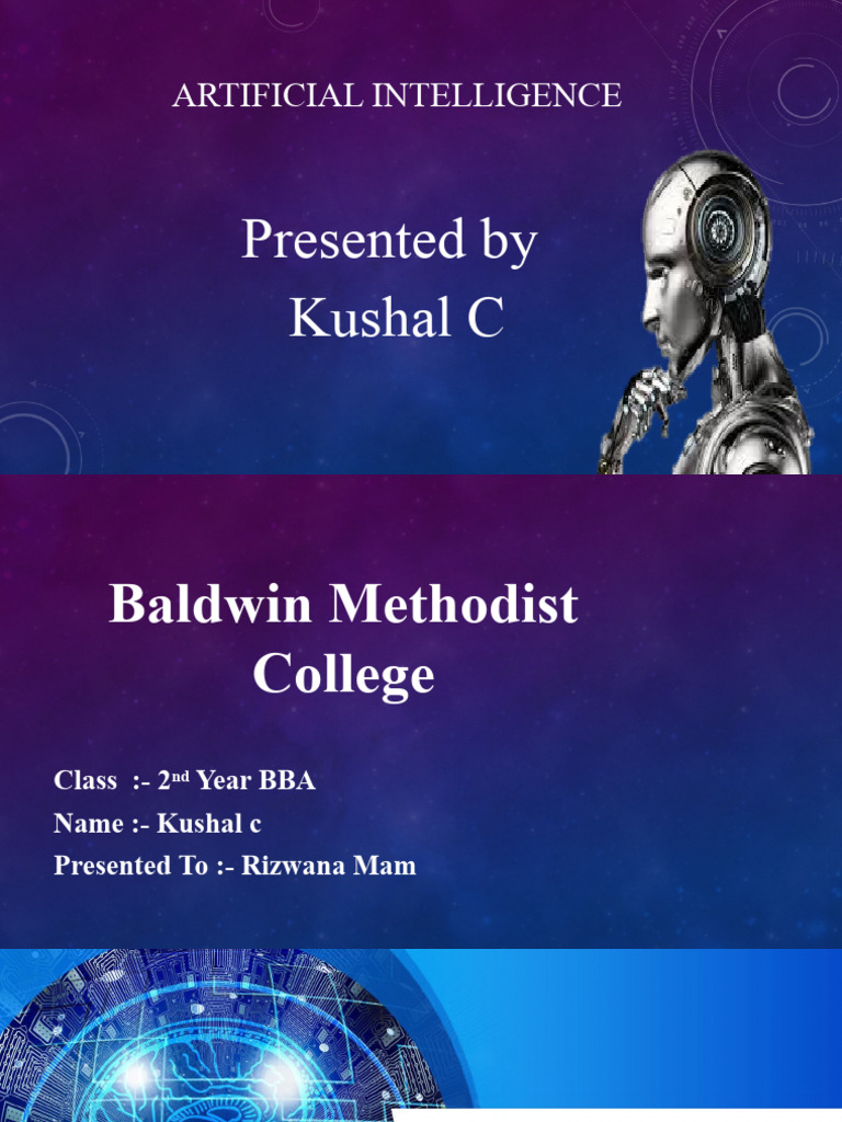 Artificial Intelligence: Presented by Kushal C | Download Free PDF | Artificial Intelligence ...