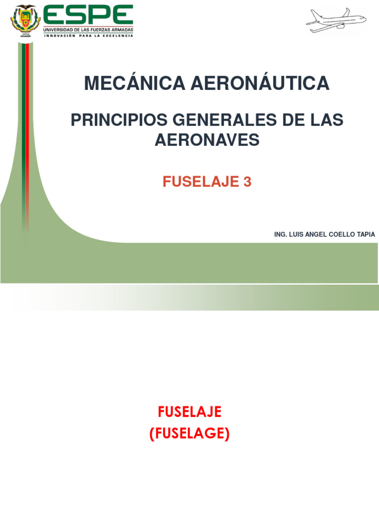 Tipos de Fuselaje Aeronáutico | PDF | Spar (Aeronáutica) | Avión