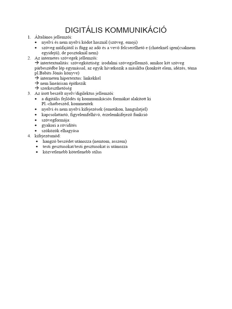 Digitális Kommunikáció | PDF