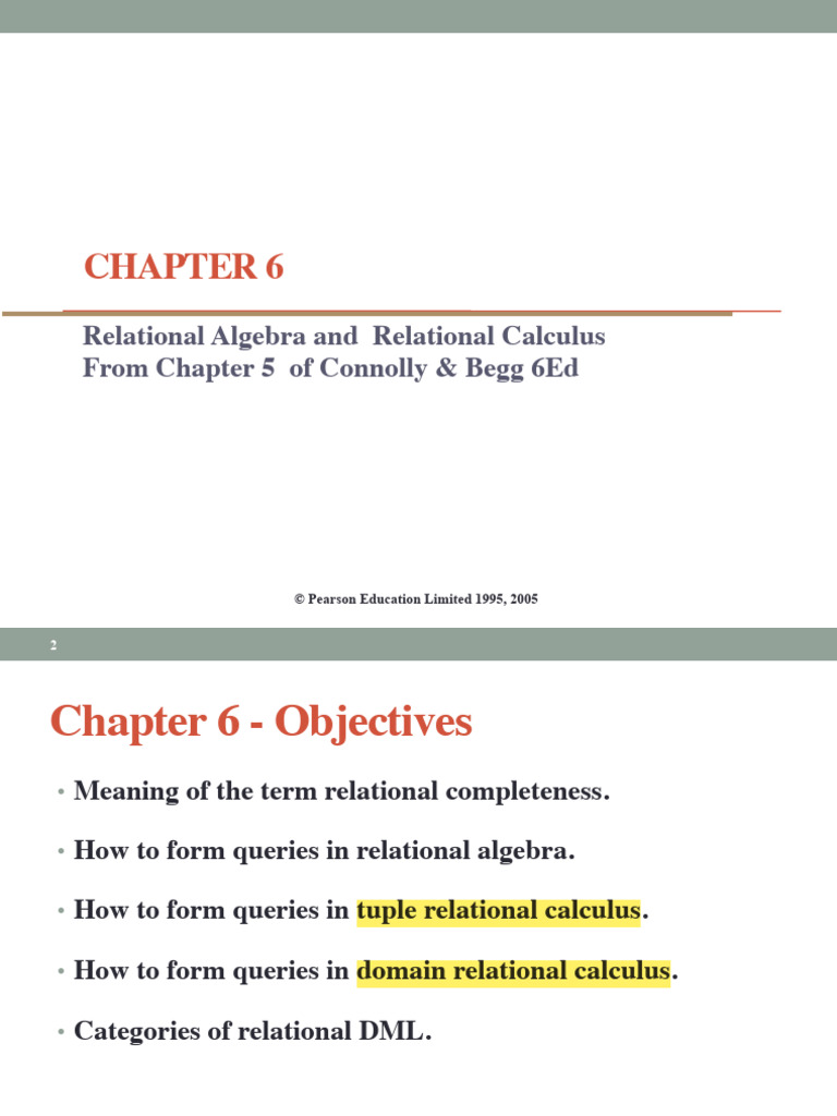 Chapter 06 | PDF | Relational Model | Databases