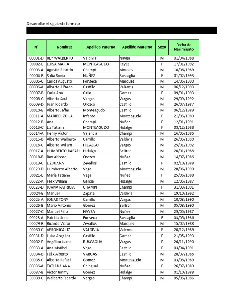Examen1-Excel (1) .XLSX Versión 1 | PDF
