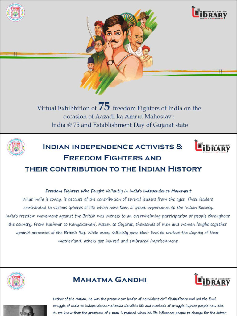Indian Independence Activists and Freedom Fighters and Their ...