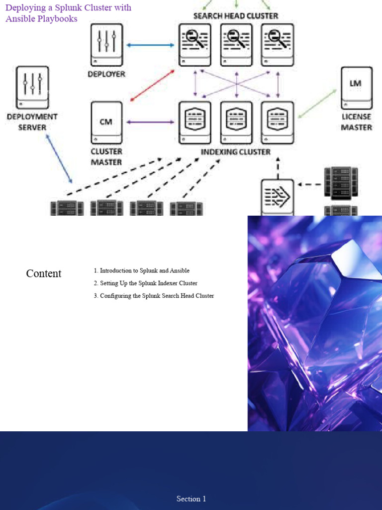Deploy Splunk Clusters with Ansible | PDF | Computer Cluster | Scalability