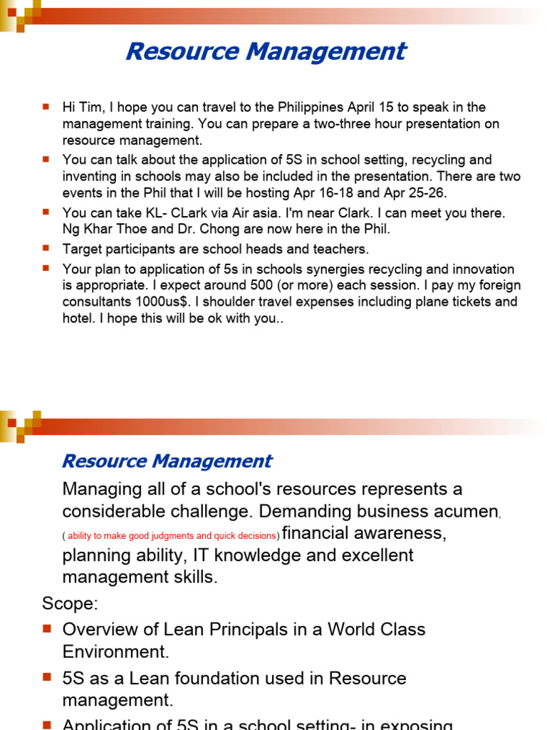 5S Waste Management in Schools | PDF | Recycling | Lean Manufacturing