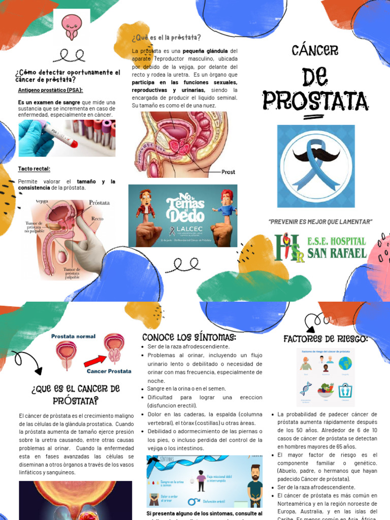 FOLLETO CANCER DE PROSTATA | PDF | Próstata | Cancer de prostata