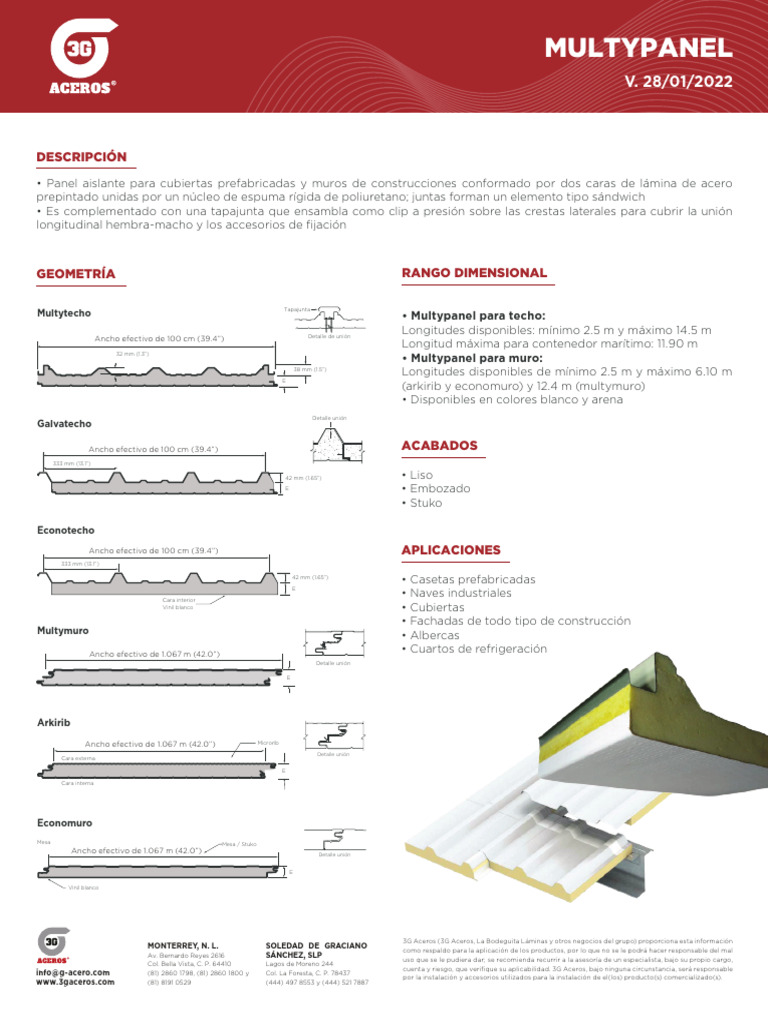 Ficha Multypanel | PDF