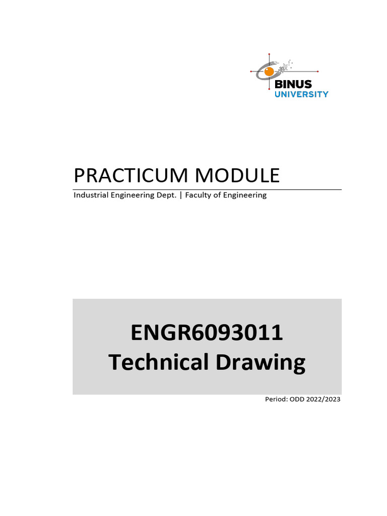 Module Technical Drawing 2022.1 (Signed by IE Department) | PDF | 3 D ...