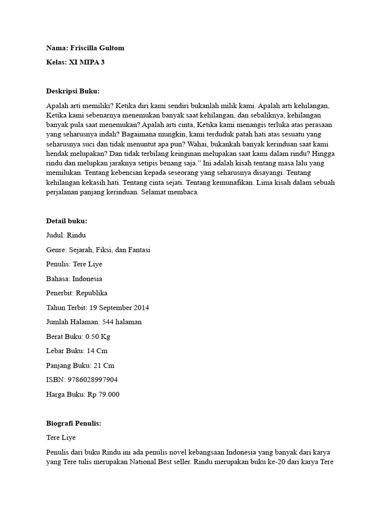 Nama: Friscilla Gultom Kelas: XI MIPA 3 | PDF