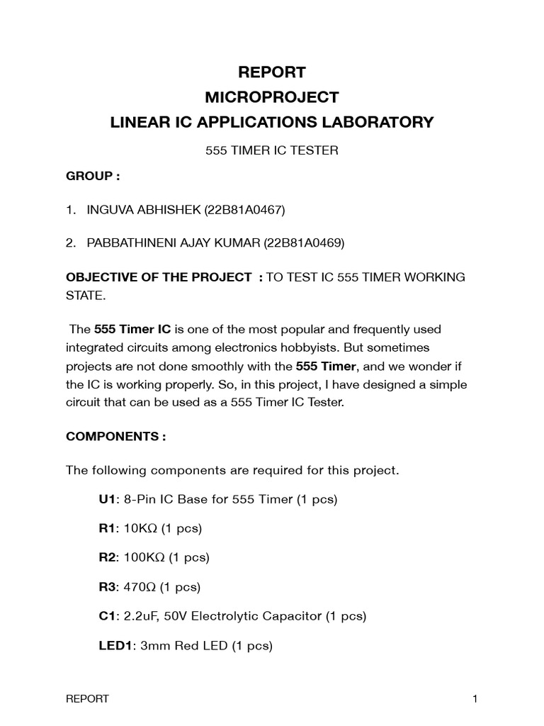 lica micro project final | Download Free PDF | Electrical Network | Power Supply