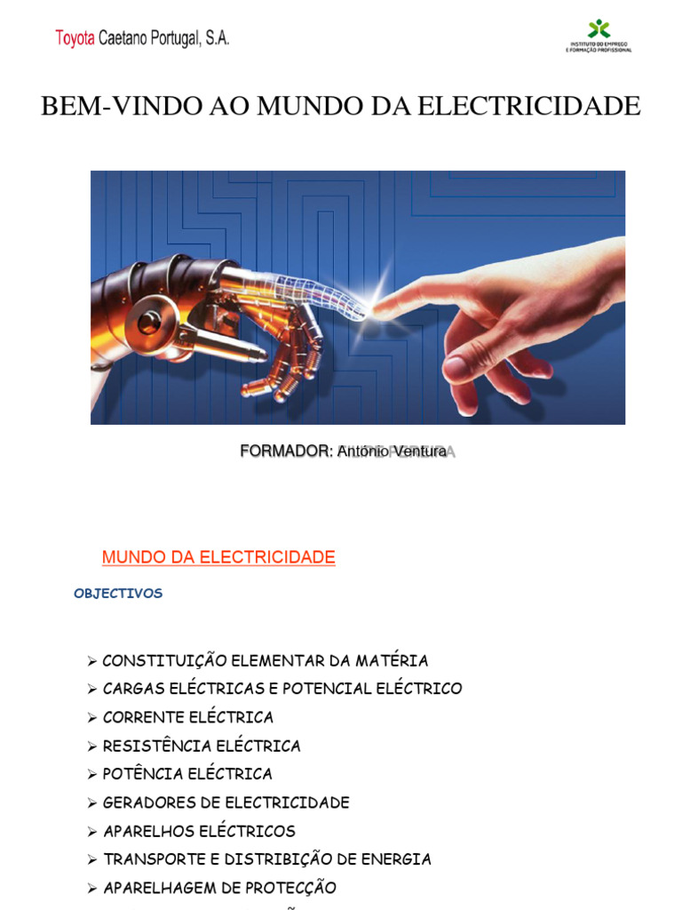 Introdução à Electricidade e Cargas | PDF | Resistividade elétrica e ...