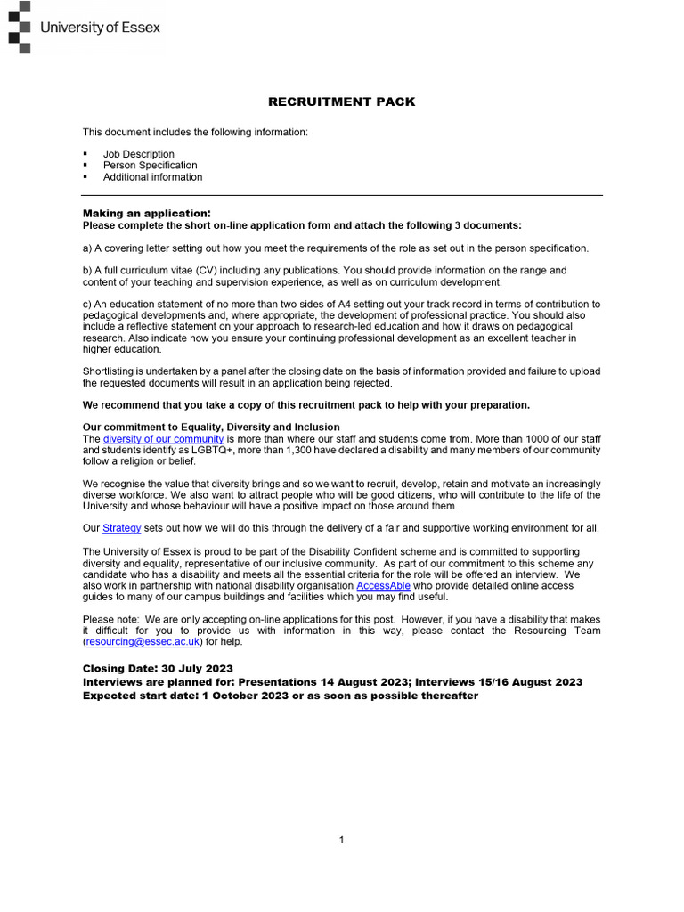 REQ07697_Jobpack | Download Free PDF | Learning | Pedagogy