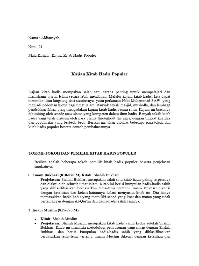 Aldi Uas Pak Kher | PDF