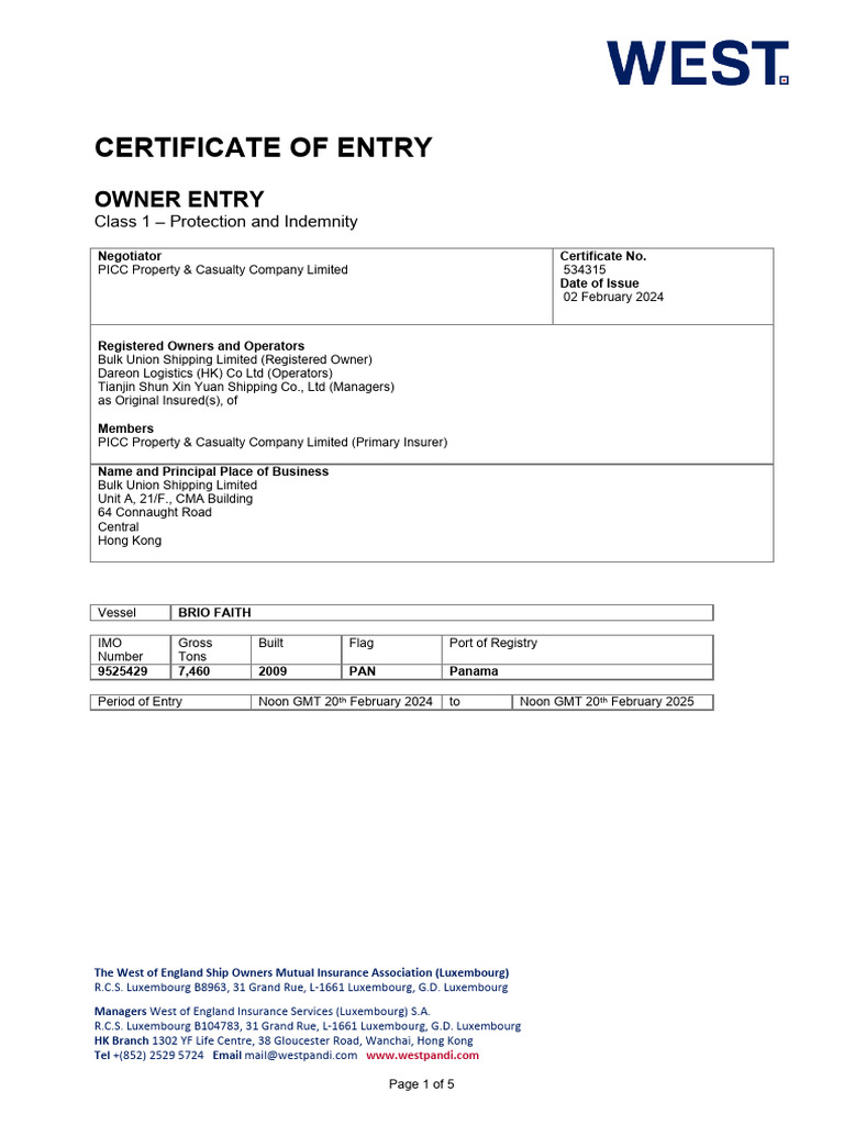 4. P & I COE (2) | Download Free PDF | Insurance | Deductible