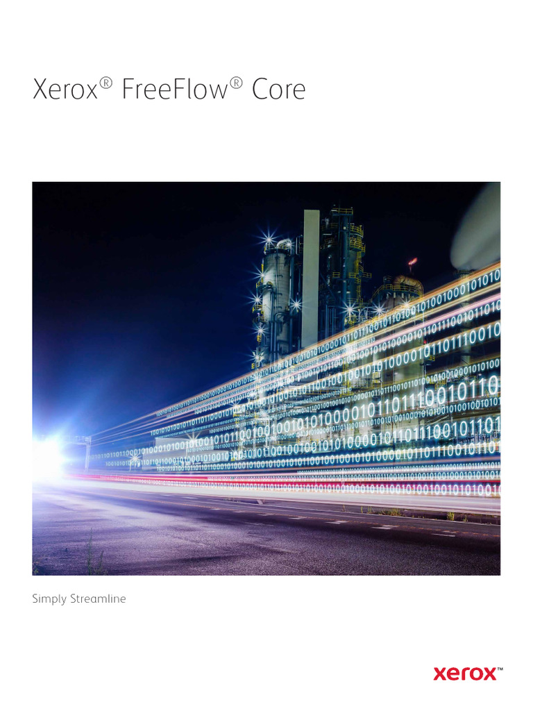 Xerox FreeFlow Core Brochure | PDF | Microsoft Windows | Computer Engineering