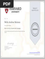 Coursera Certificate Example | PDF