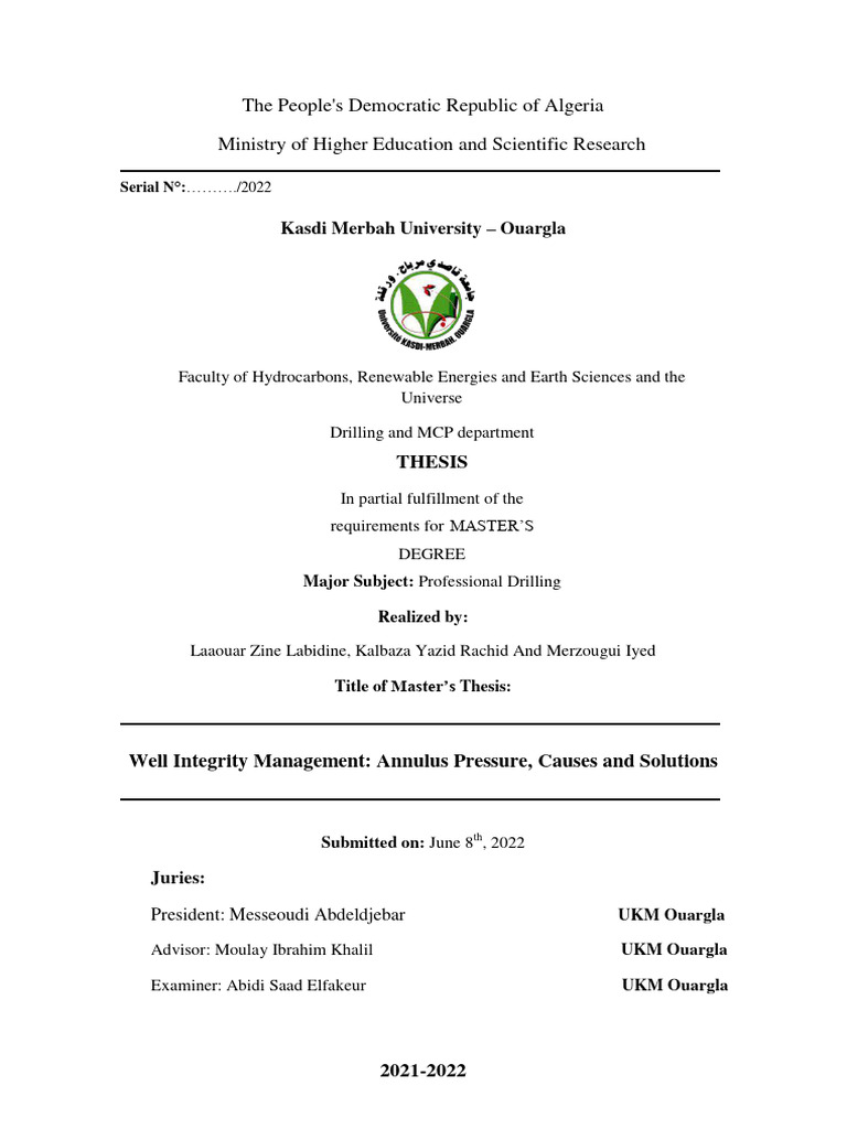 Well Integrity Management Annulus Pressure Causes And Solutions