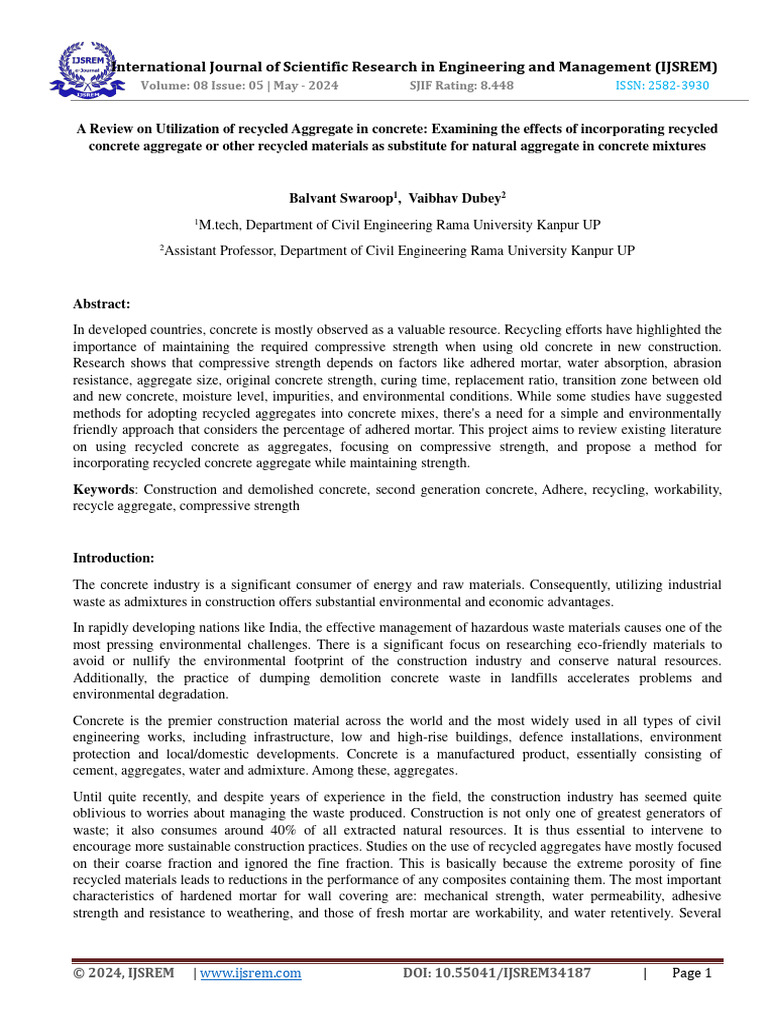 International Journal of Scientific Research in Engineering and ...